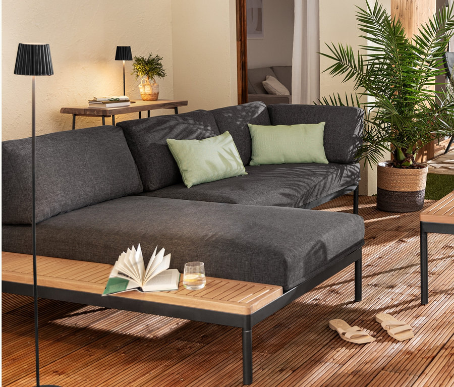 Venkovní rohová pohovka »Elin« s pohodlnými polštáři Premium Nákup v ...